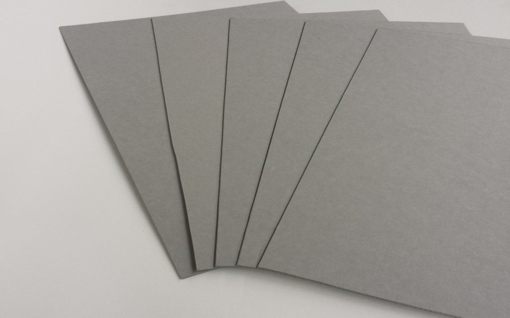 Archival Corrugated Sheets - Gray E-Flute (4-Ply) – FrameBacks